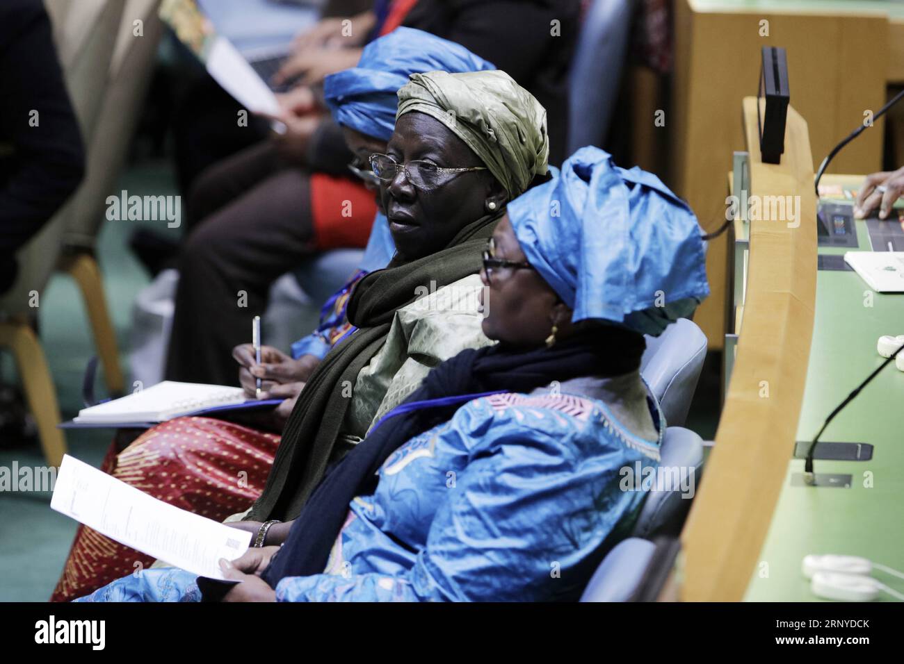 (180312) -- UNITED NATIONS, March 12, 2018 -- Delegates attend the ...