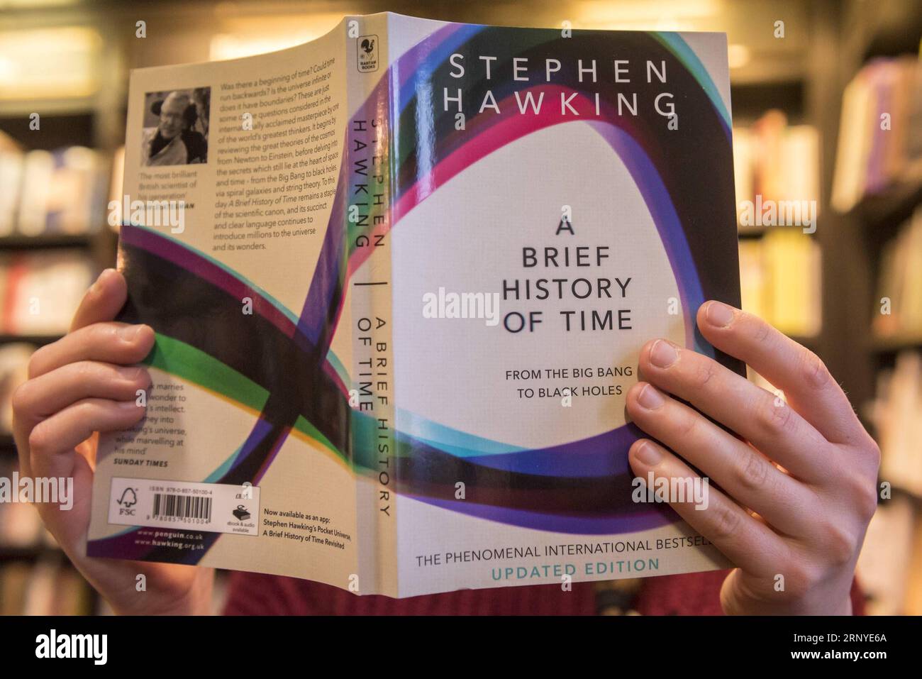 A Brief History Of Time Book Cover