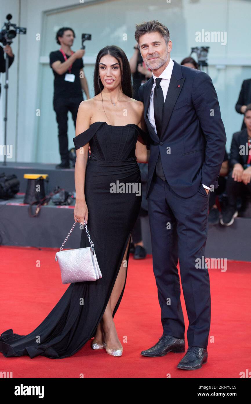 Venice, Italy. 02nd Sep, 2023. Veronica Papa and Fabio Fulco attending ...