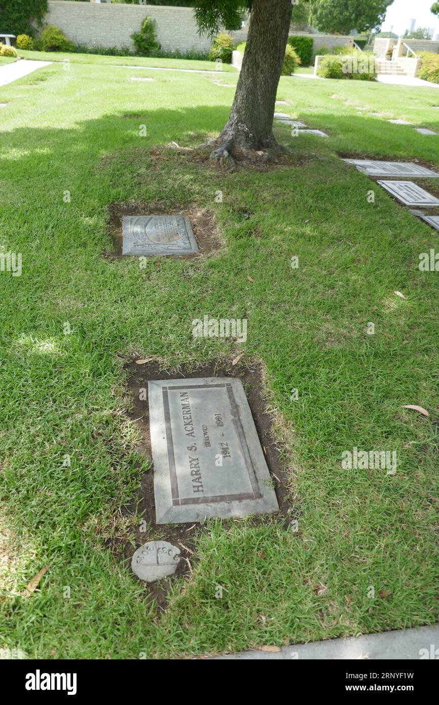 Los Angeles, California, USA 1st September 2023 Television Producer Harry Stephen Ackerman Grave ...