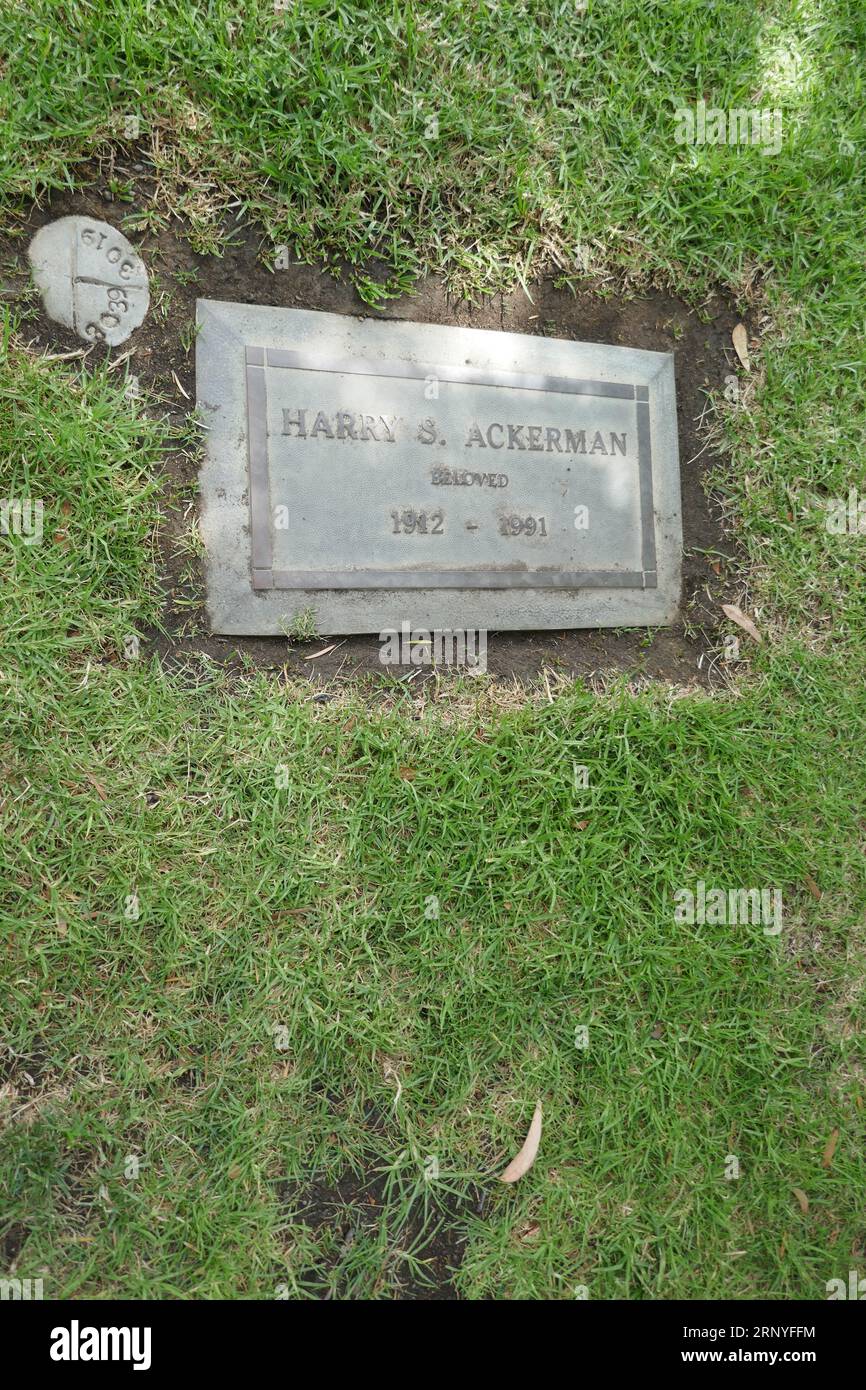 Los Angeles, California, USA 1st September 2023 Television Producer Harry Stephen Ackerman Grave ...