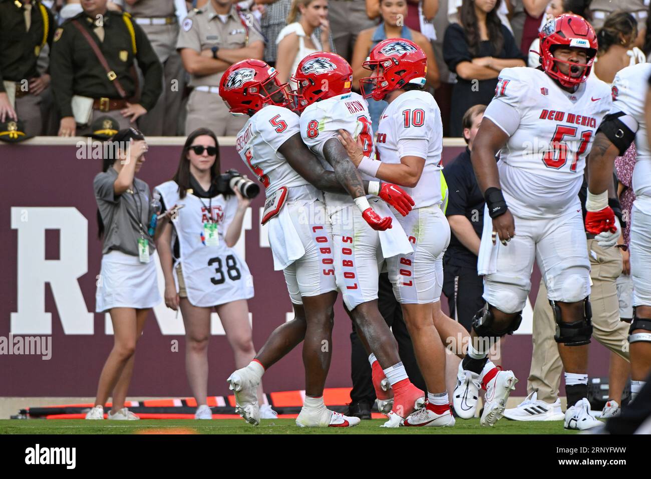 COLLEGE STATION, TX - SEPTEMBER 02: New Mexico Lobos wide receiver ...