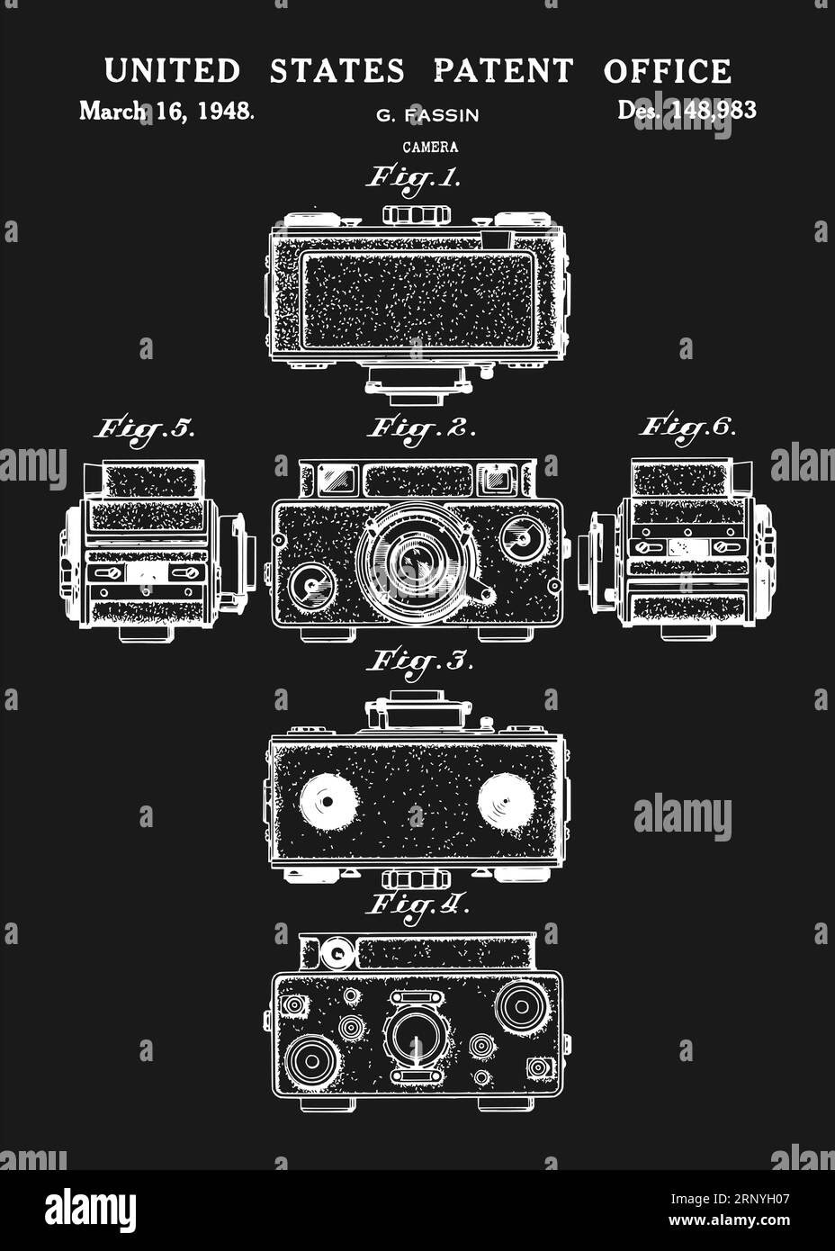 Camera patent drawings hi-res stock photography and images - Alamy