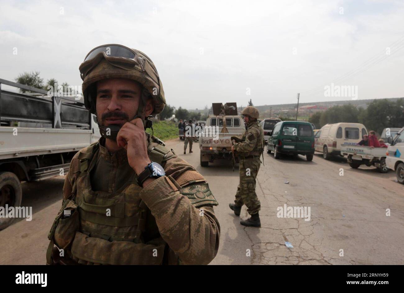 Syria afrin checkpoint turkish hi-res stock photography and images - Alamy