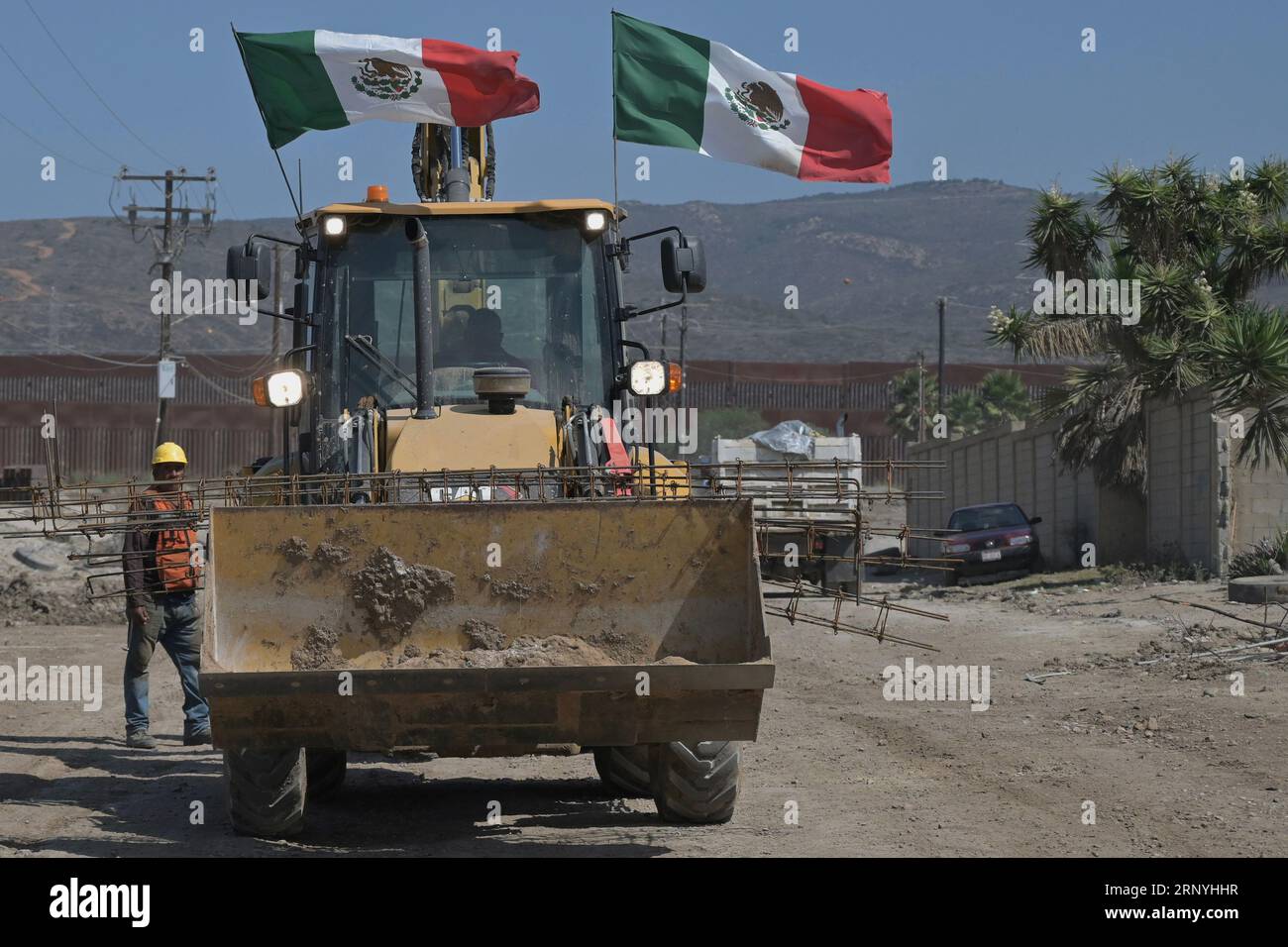 Tijuana, Baja California, Mexico. 1st Sep, 2023. The construction of ...
