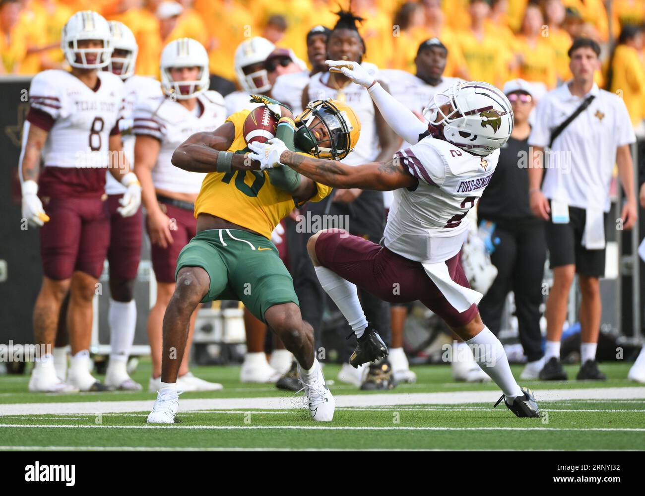 Waco, Texas, USA. 2nd Sep, 2023. Baylor Bears wide receiver Hal Presley ...