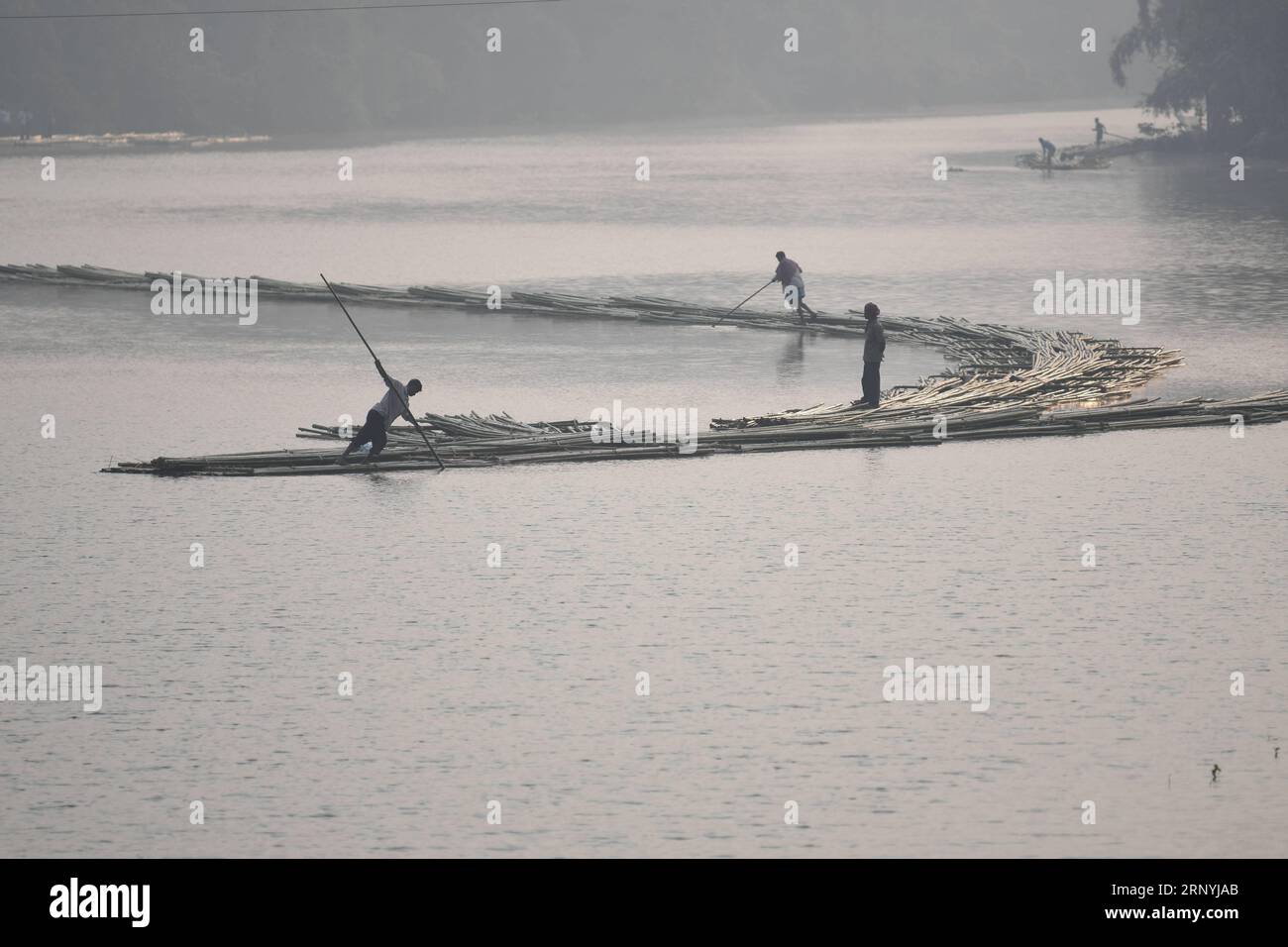 Bamboo pontoon hi-res stock photography and images - Alamy