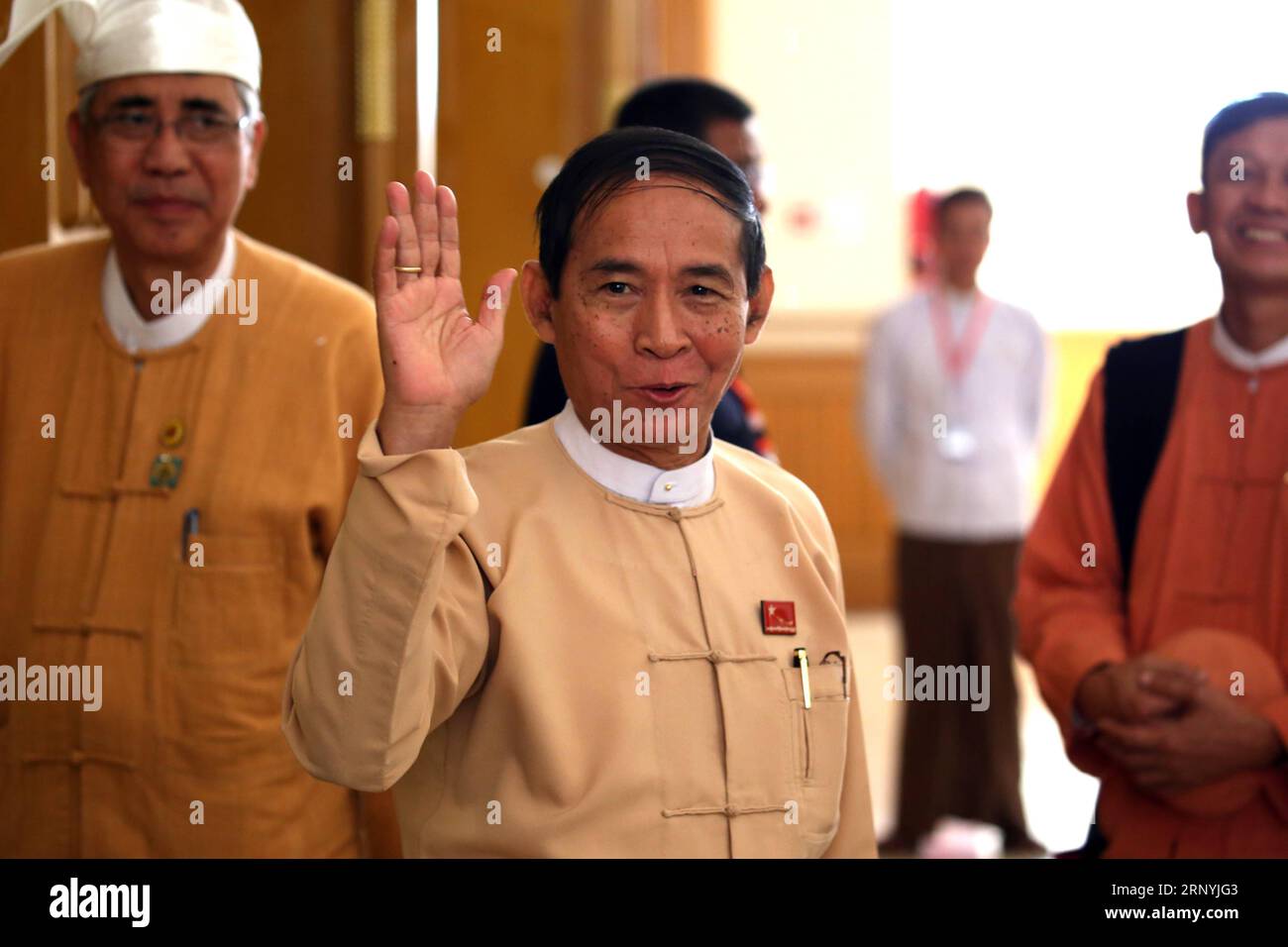 Elected myanmar president hi-res stock photography and images - Alamy