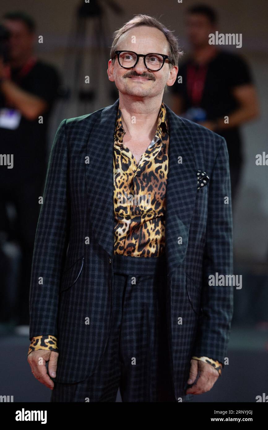 Venice, Italy. 02nd Sep, 2023. Milan Peschel attending The Palace ...
