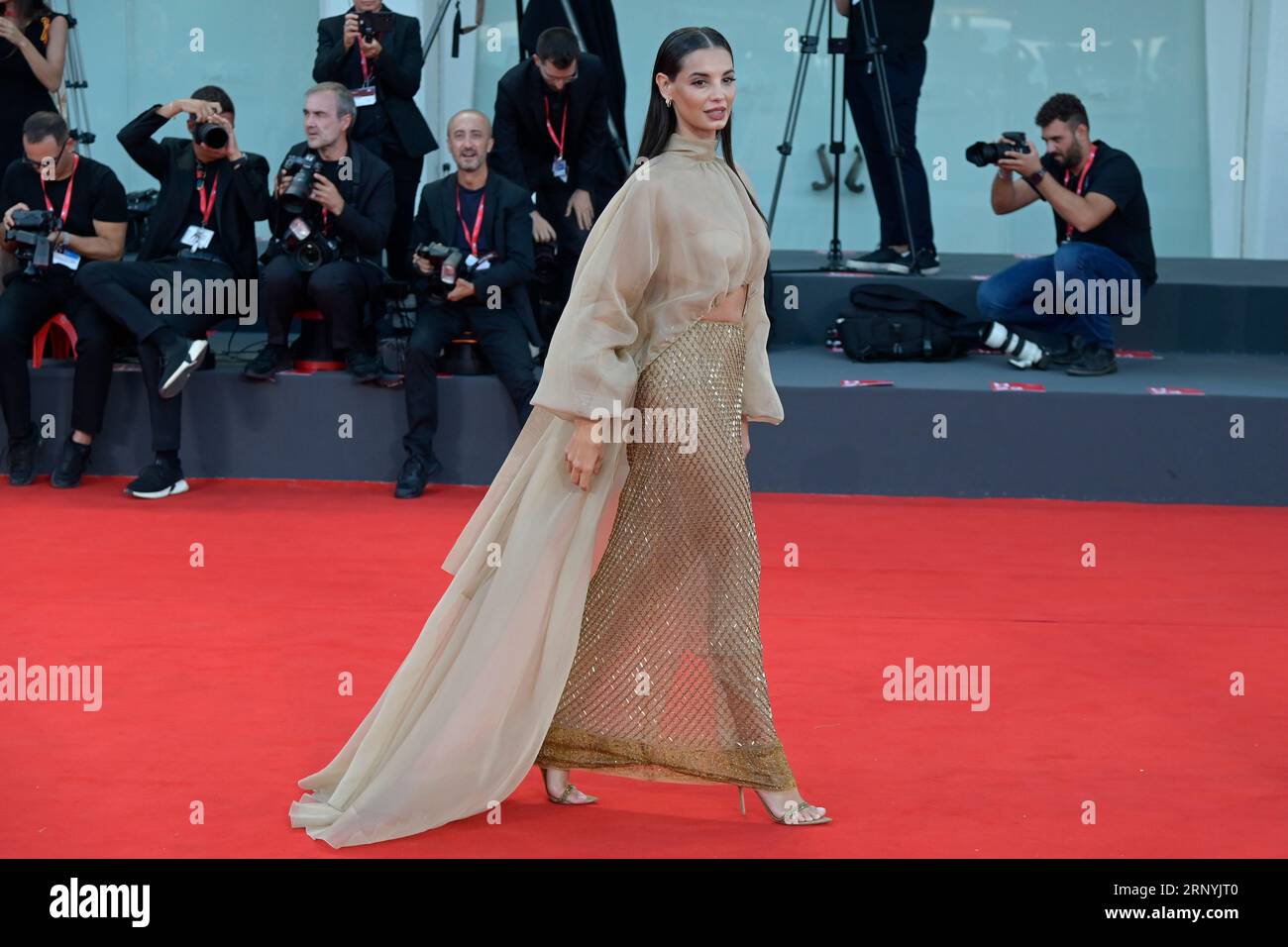 Venice Lido, Italy. 02nd Sep, 2023. Francesca Chillemi attends the red ...