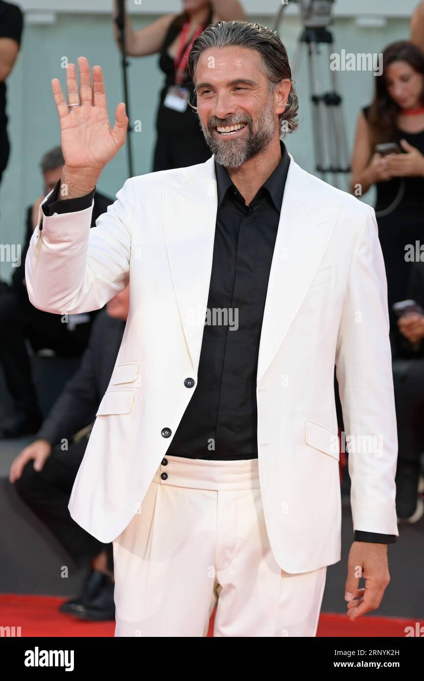 Venice Lido, Italy. 02nd Sep, 2023. Luca Calvani attends the red carpet ...