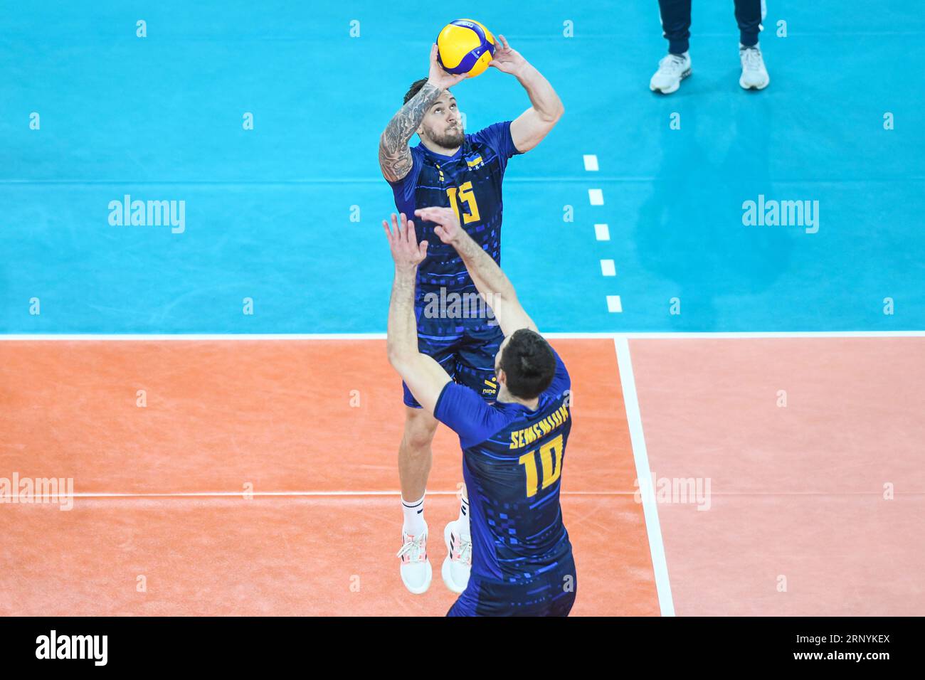 Vitaliy Shchytkov, Yurii Semeniuk (Ukraine). Volleyball World ...