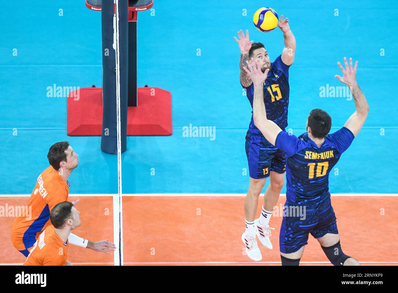 Vitaliy Shchytkov, Yurii Semeniuk (Ukraine). Volleyball World ...