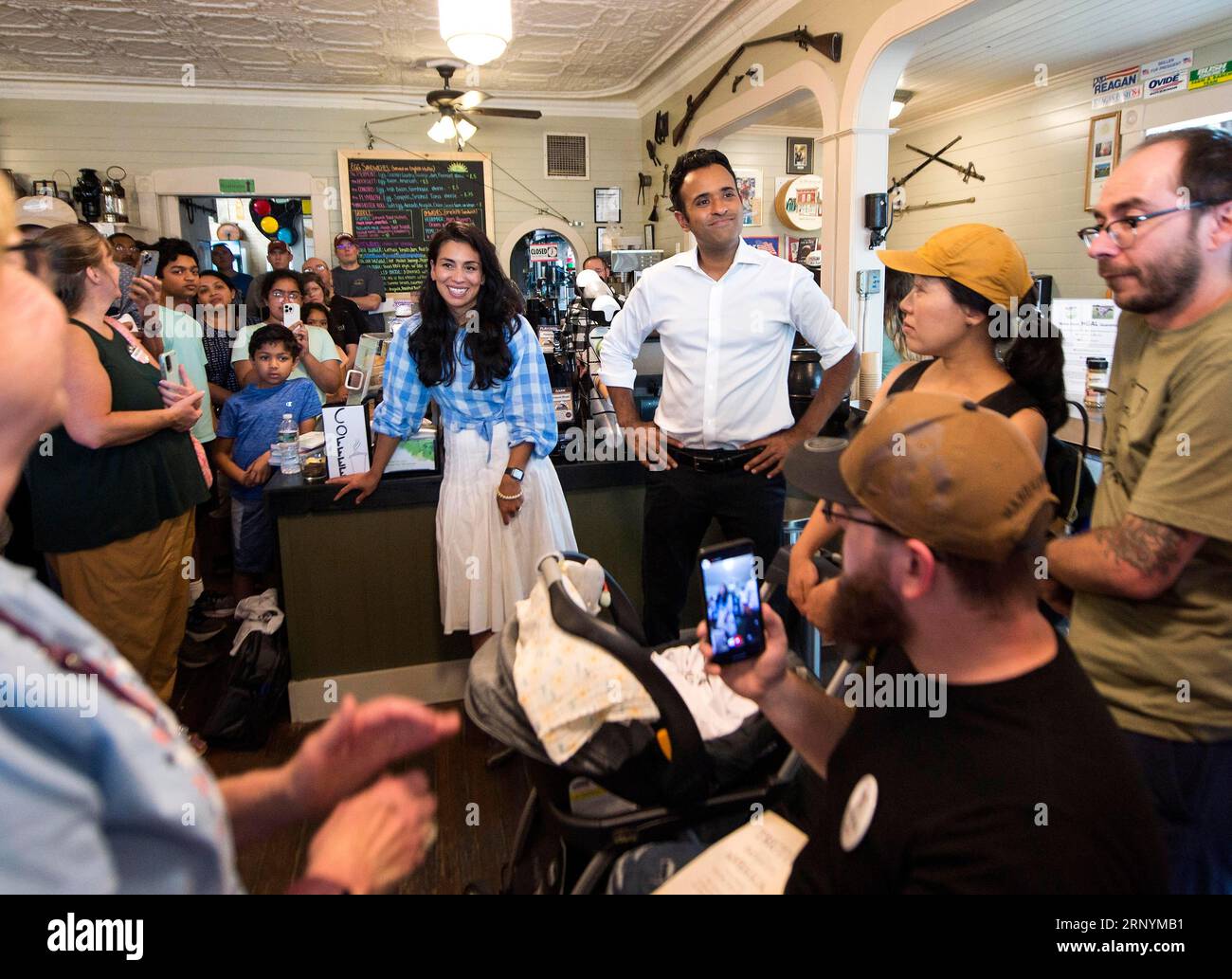 Hooksett, New Hampshire, USA. 02nd Sep, 2023. With his wife, DR ...