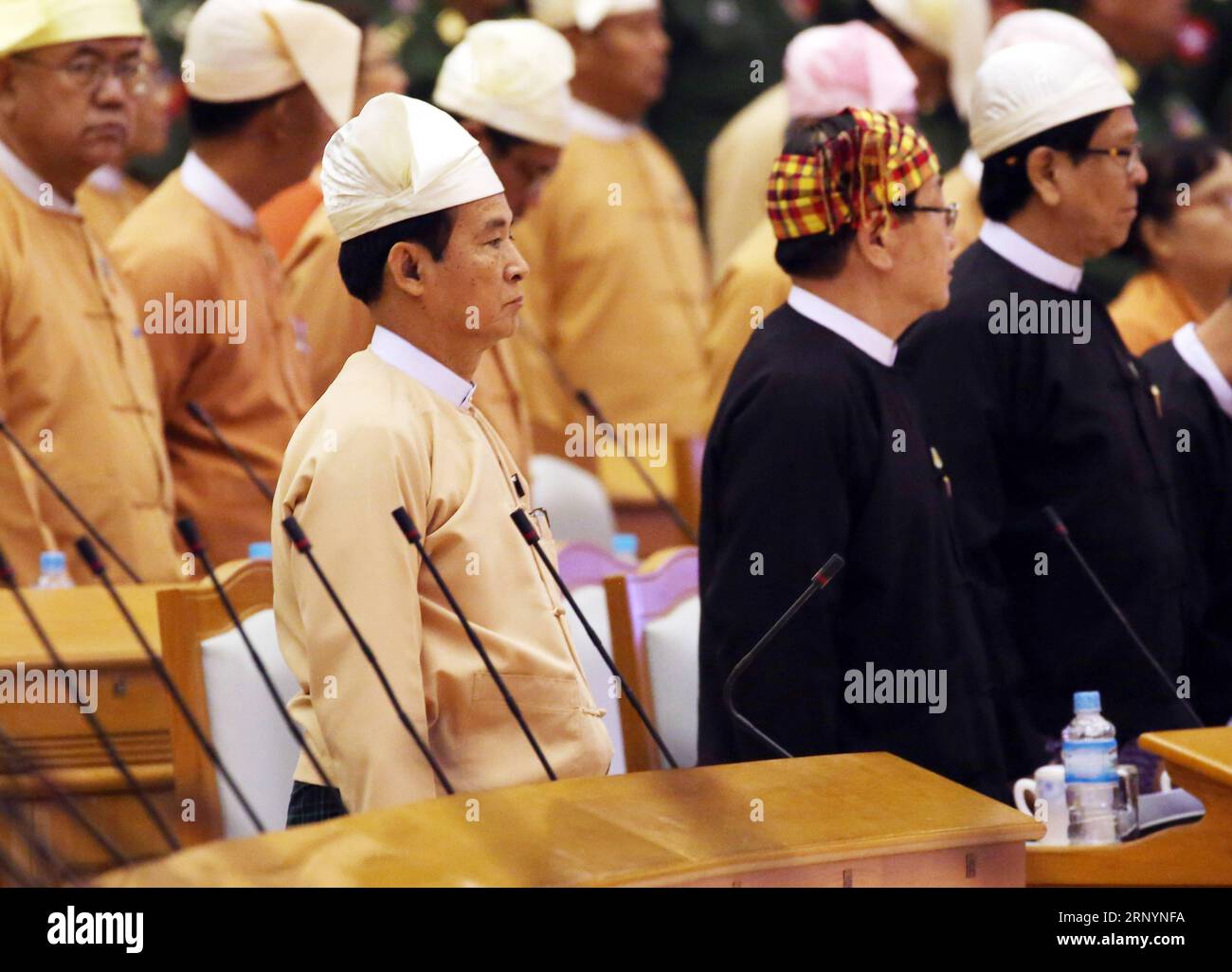 Former president win myint hi-res stock photography and images - Alamy