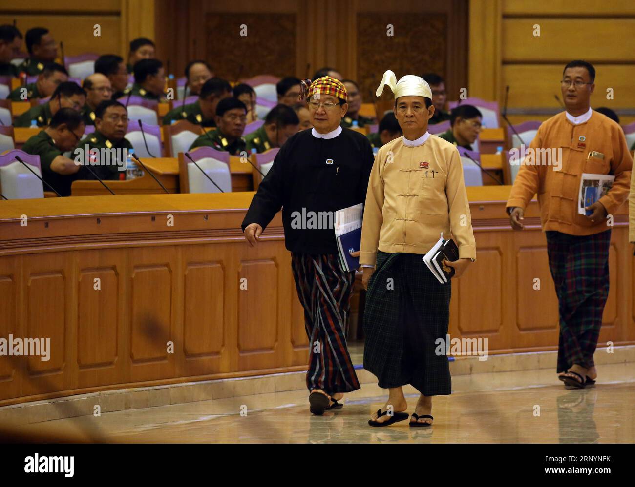 Former president win myint hi-res stock photography and images - Alamy