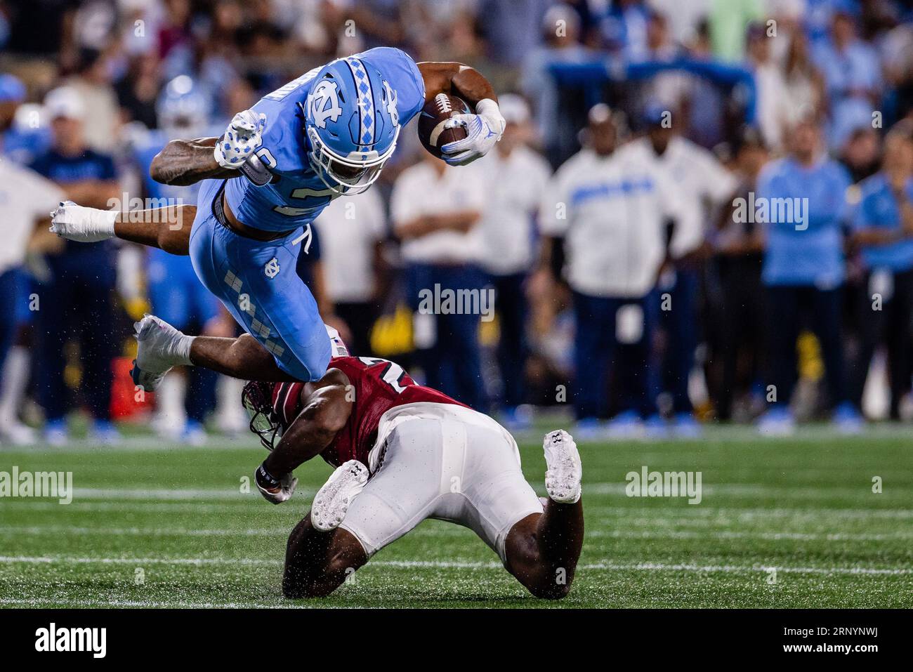 Charlotte, NC, USA. 2nd Sep, 2023. North Carolina Tar Heels running ...