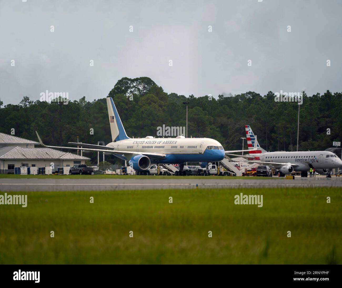 Gainesville, FL USA. 02 SEP 2023. Air Force One Carrying U.S. President ...