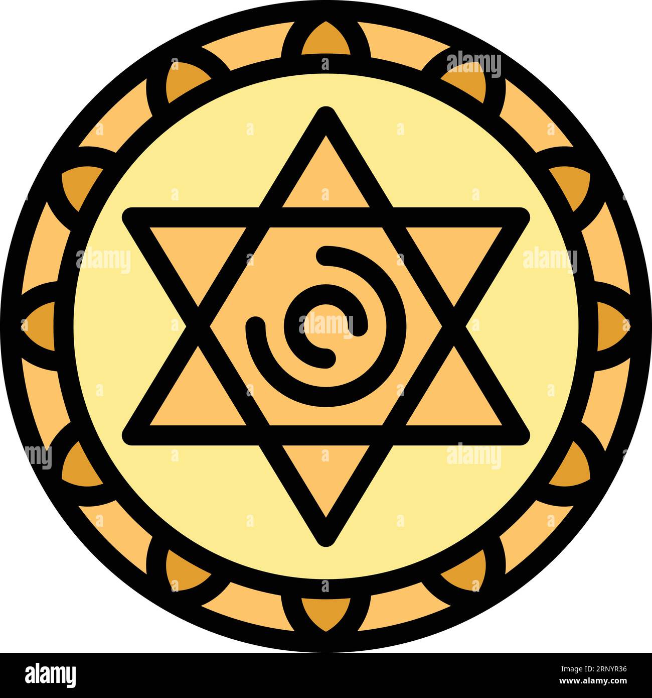 Kolkata symbol icon outline vector. India skyline. Architecture ...