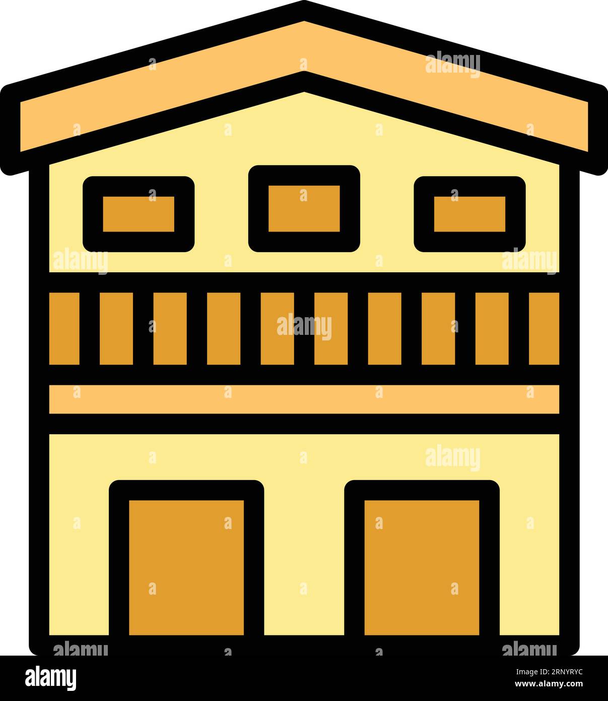 Casablanca tower house icon outline vector. City skyline. African ...