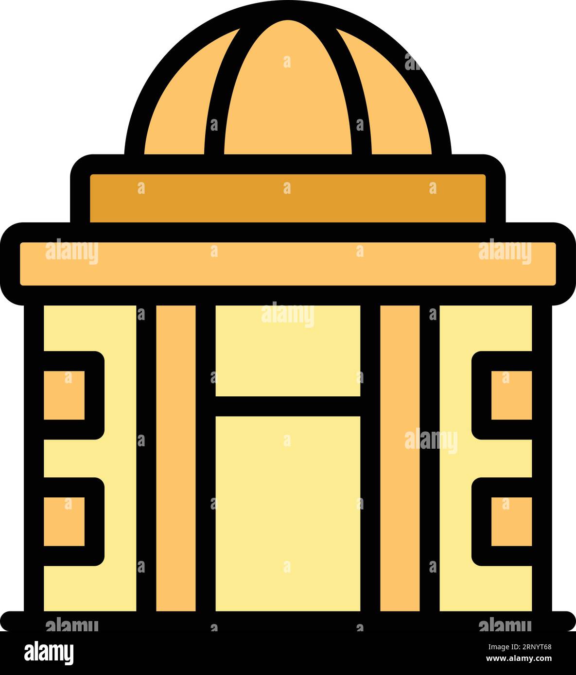 City mosque icon outline vector. Cityscape landmark. Casablanca map ...