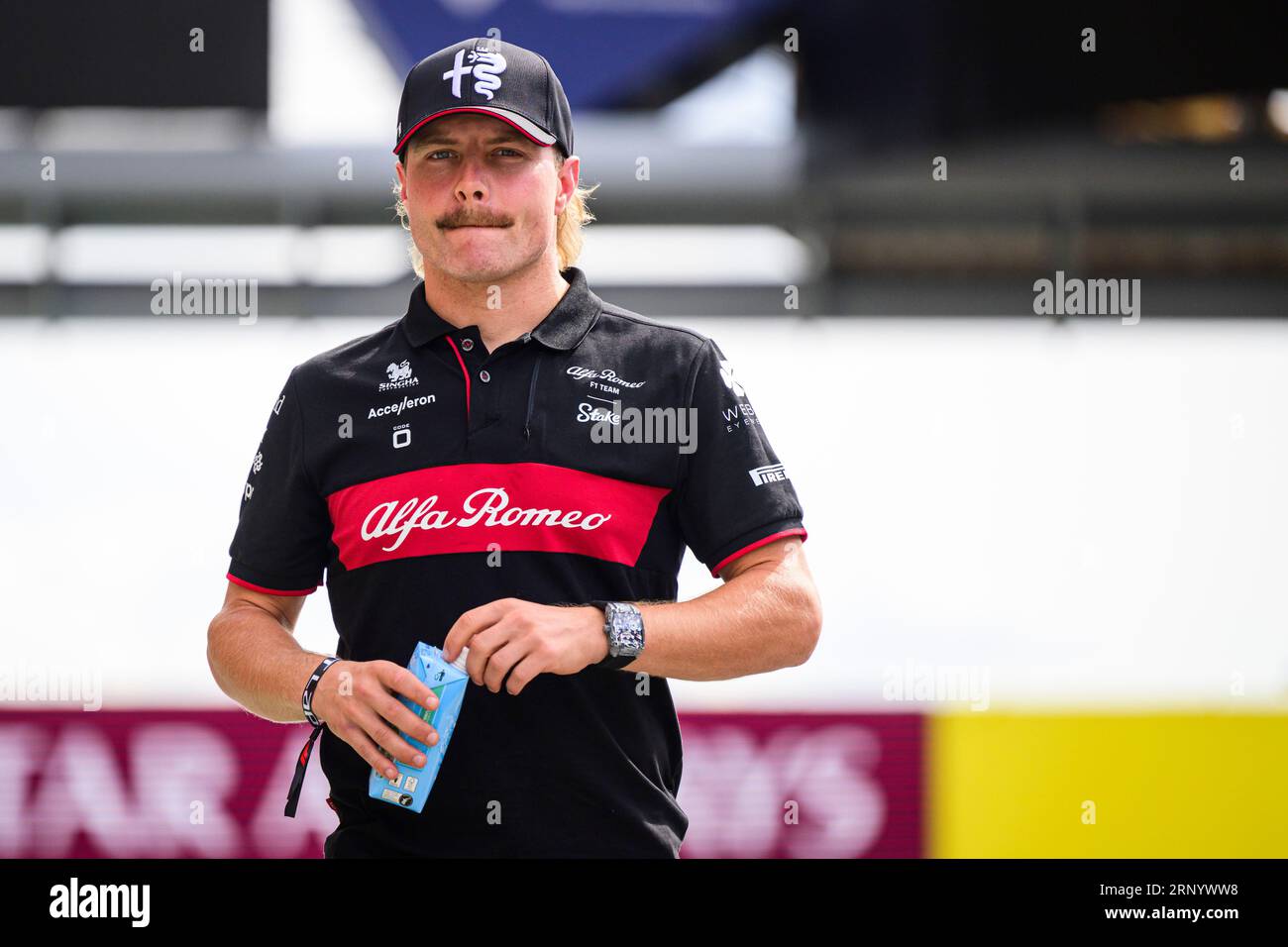 Milano, Italy. 31st Aug, 2023. Alfa Romeo F1 Team Stake's Finnish ...