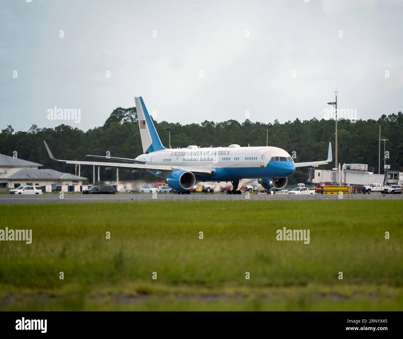 Gainesville, FL USA. 02 SEP 2023. Air Force One Carrying U.S. President ...
