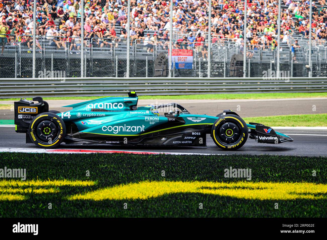 Milano, Italy. 01st Sep, 2023. Aston Martin Aramco Cognizant F1 Team's ...