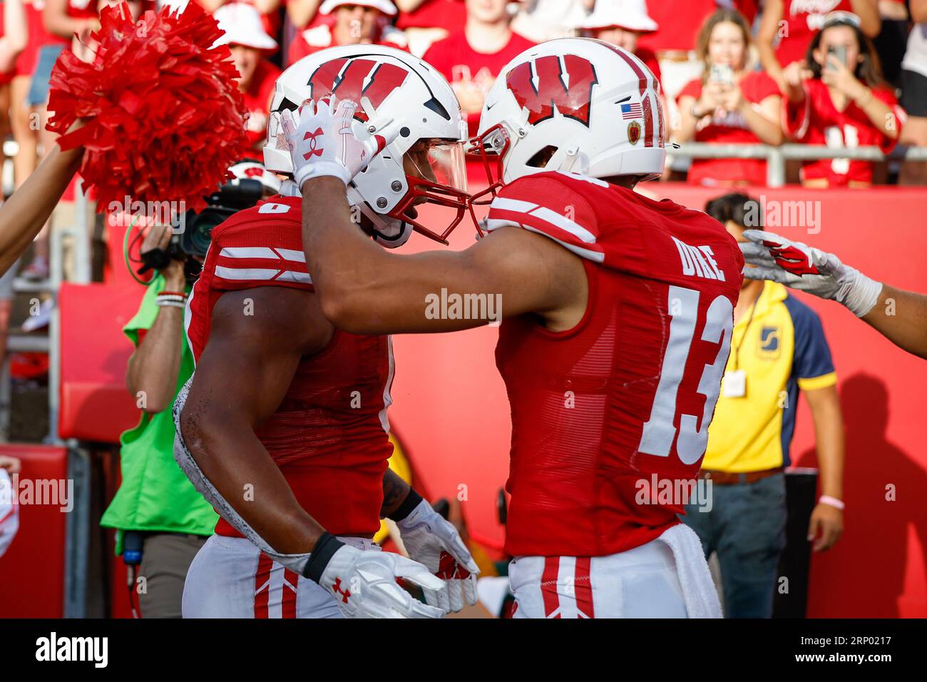 Madison, WI, USA. 2nd Sep, 2023. Wisconsin Badgers running back Braelon ...