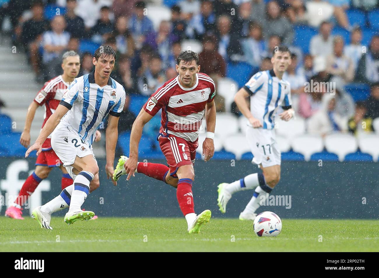 San Sebastian, Spain. 2nd Sep, 2023. Lucas Boye (Granada) Football ...