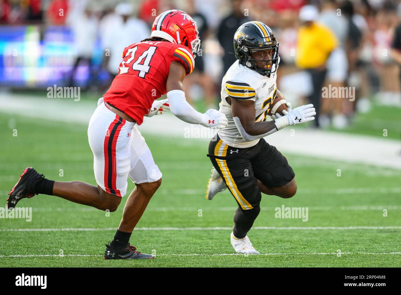 USA. 02nd Sep, 2023. September 02, 2023: Towson Tigers running back ...
