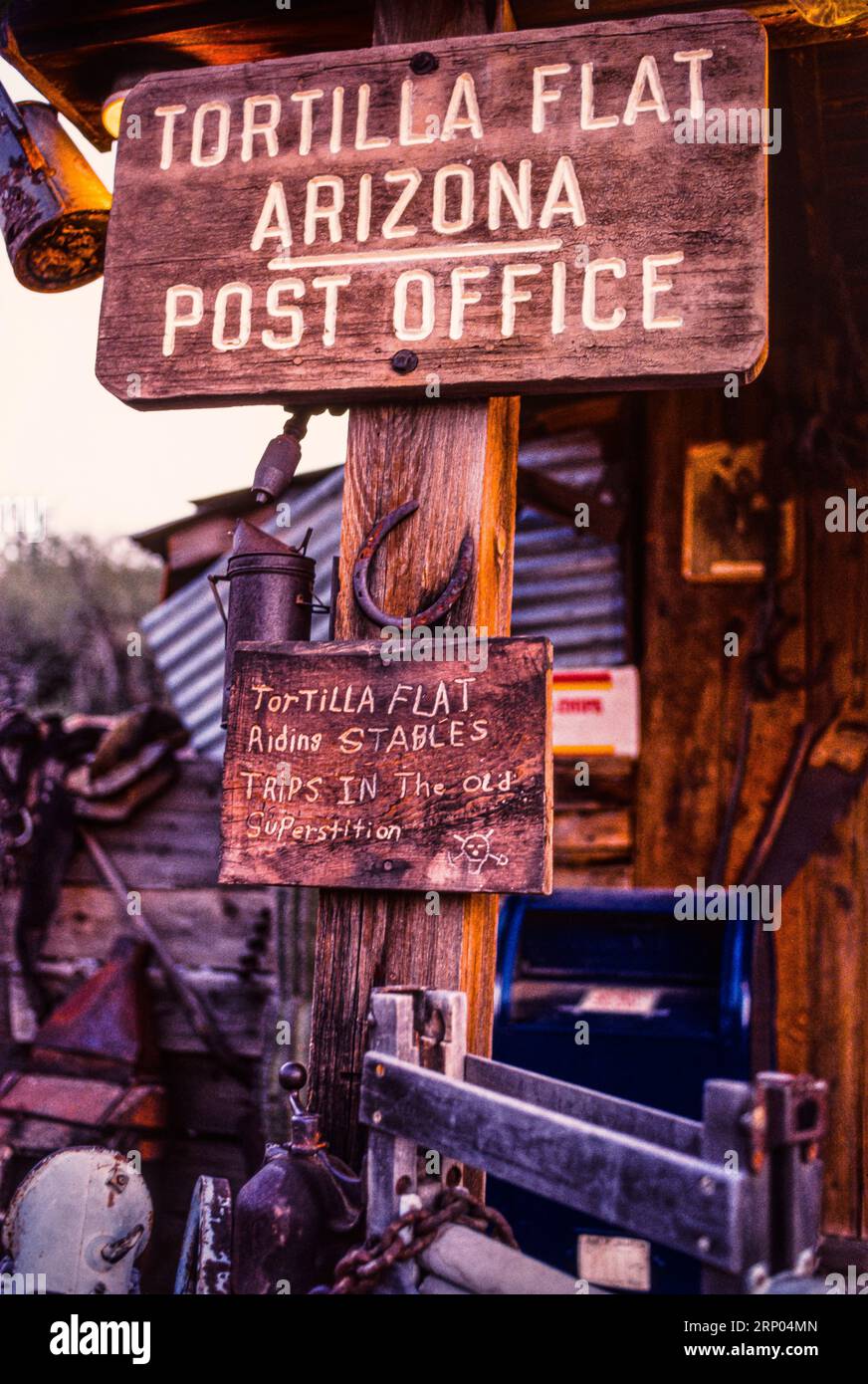 Post Office Tortilla Flat, Arizona, USA Stock Photo - Alamy