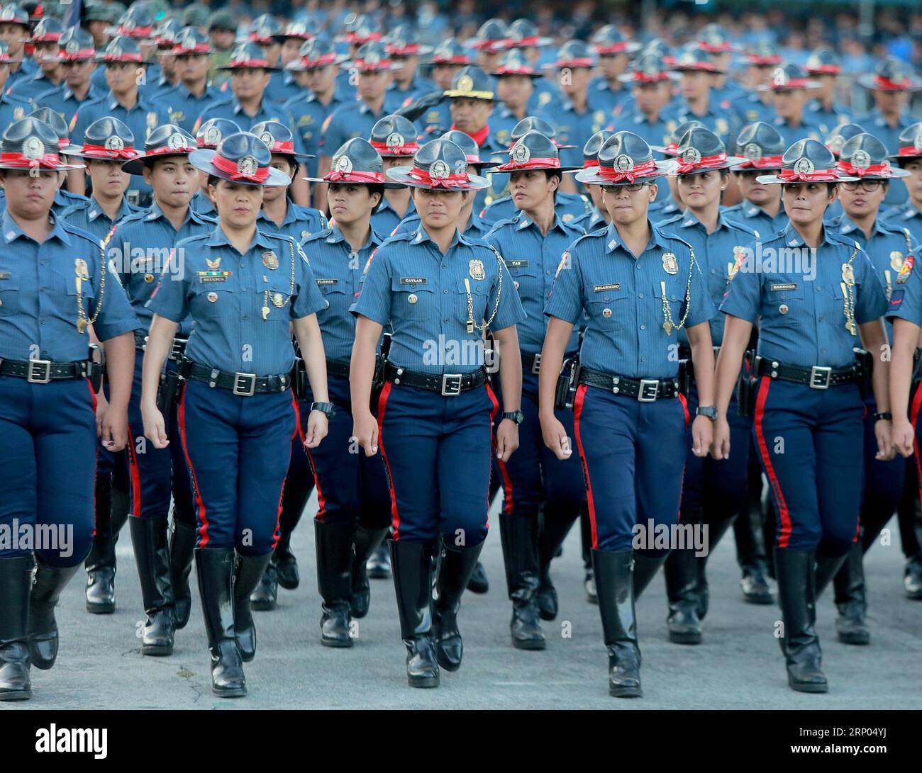 (180419) -- QUEZON CITY, April 19, 2018 -- Members of the Philippine ...