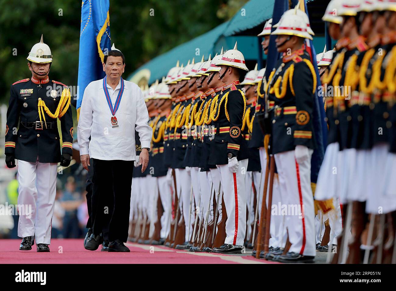 (180419) -- QUEZON CITY, April 19, 2018 -- Philippine President Rodrigo ...