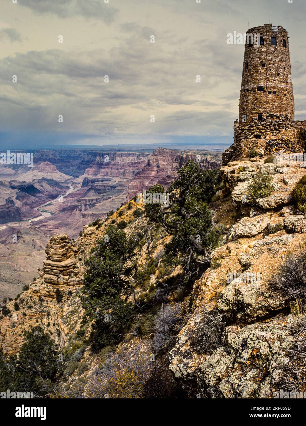 Desert View Watchtower Grand Canyon National Park Tusayan, Arizona, USA ...