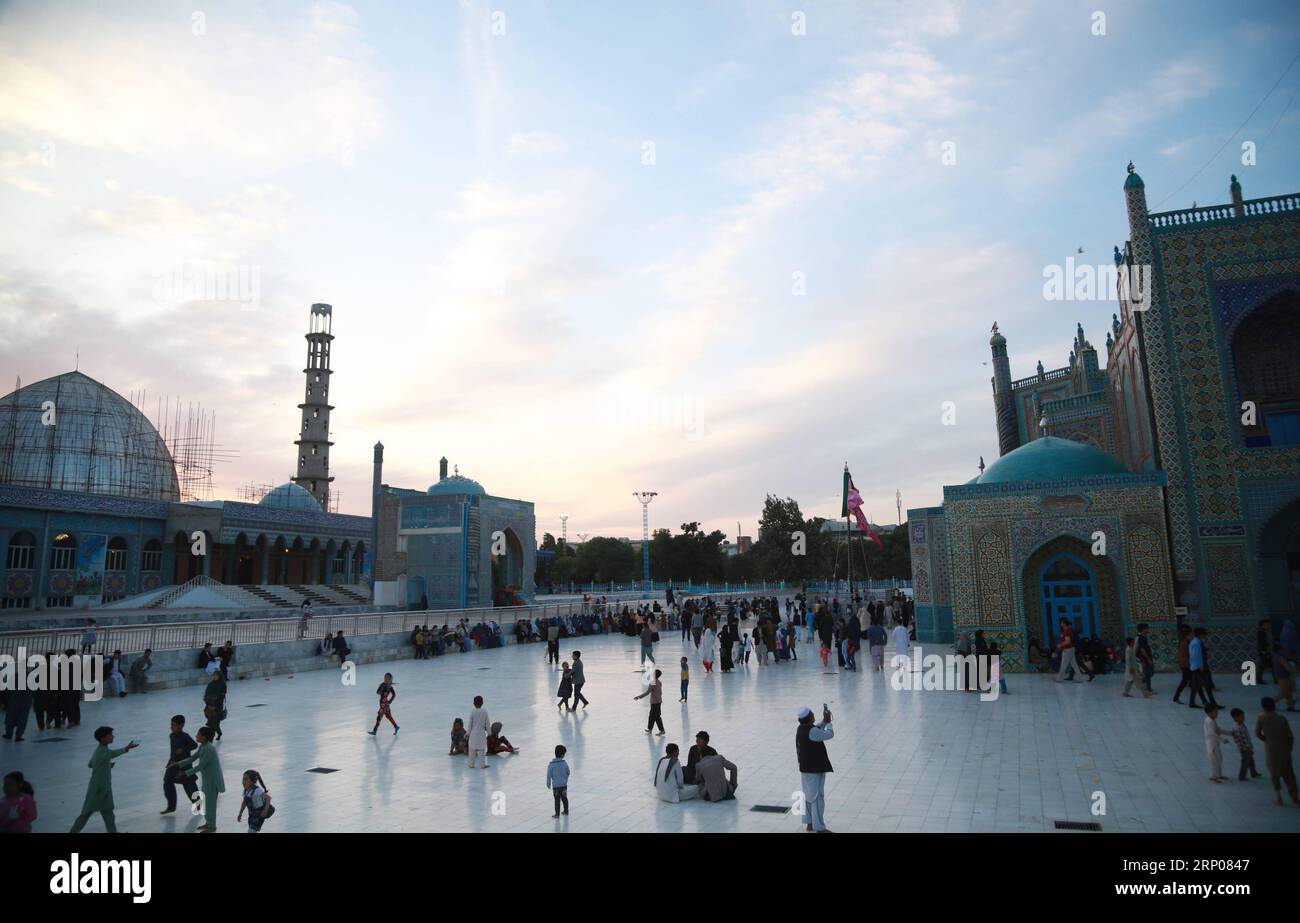 Afghanistan the blue mosque hi-res stock photography and images - Alamy