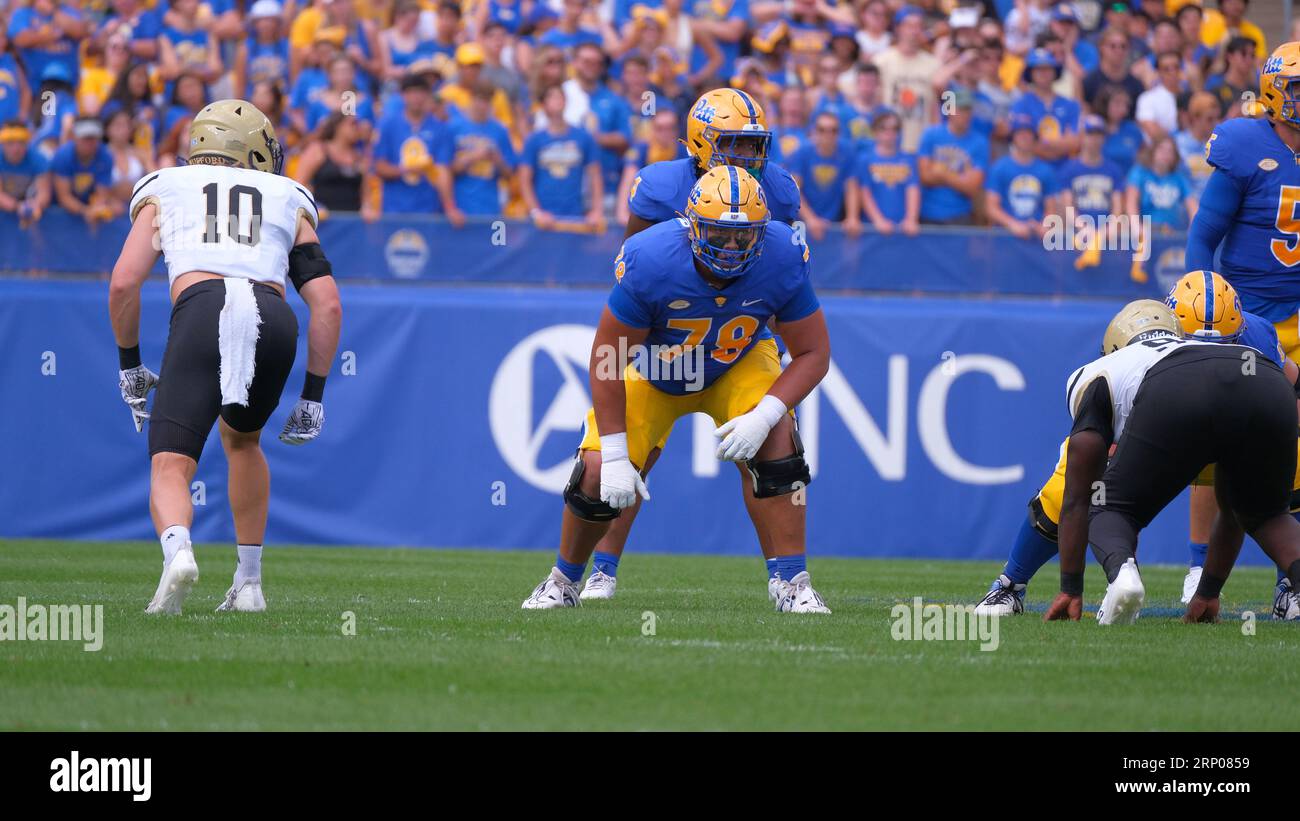 SEPT 2nd, 2023: Branson Taylor #78 during the Pitt Panthers vs Wofford ...