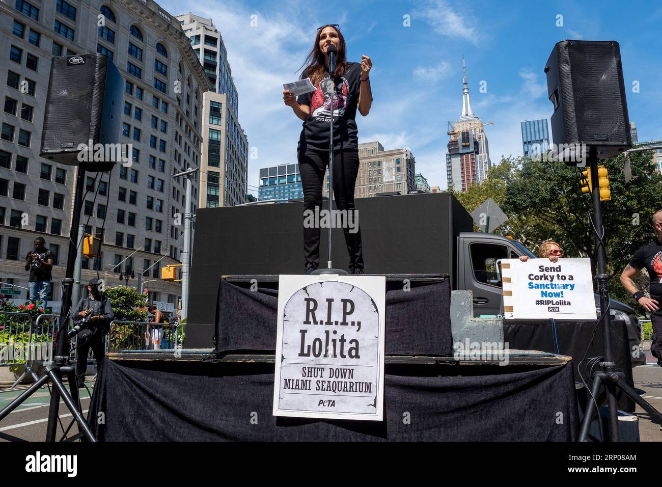 New York, USA. 21st July, 2023. Edita Birnkrant, executive director of ...