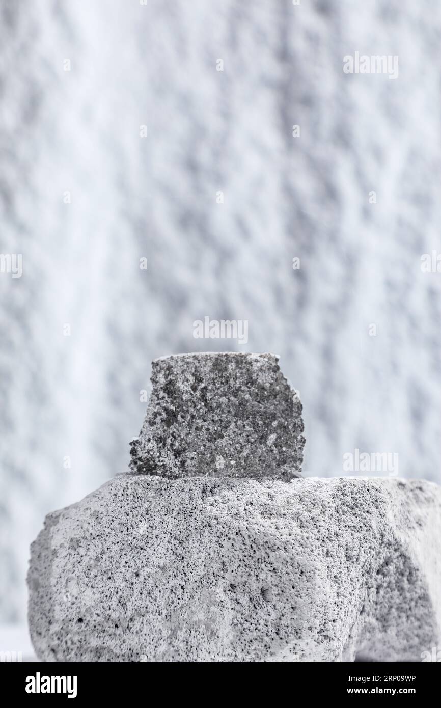 Stone background for product showcase Stock Photo - Alamy