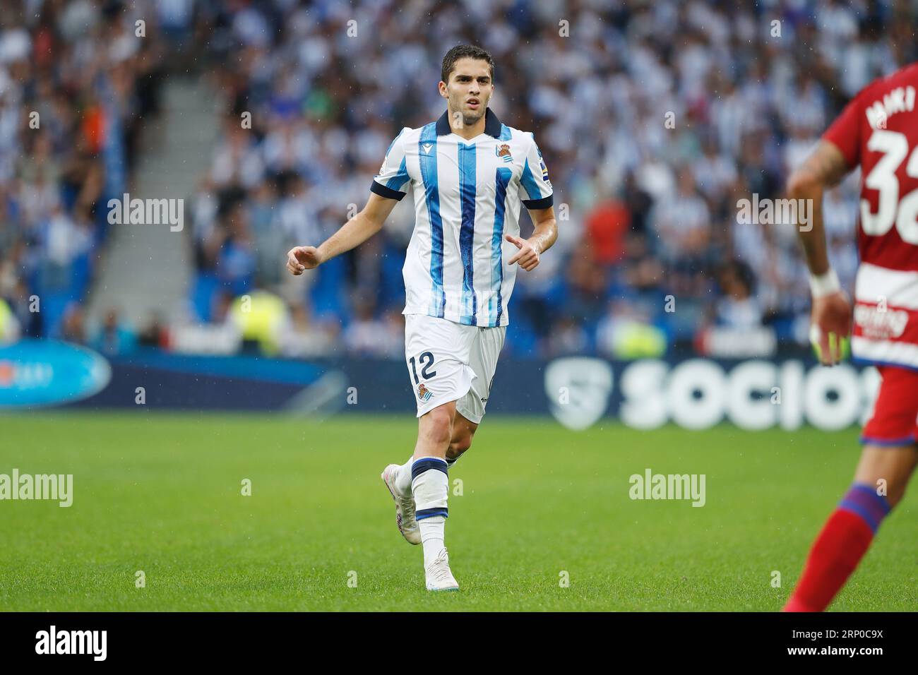 San Sebastian, Spain. 2nd Sep, 2023. Arsen Zakharyan (Sociedad ...