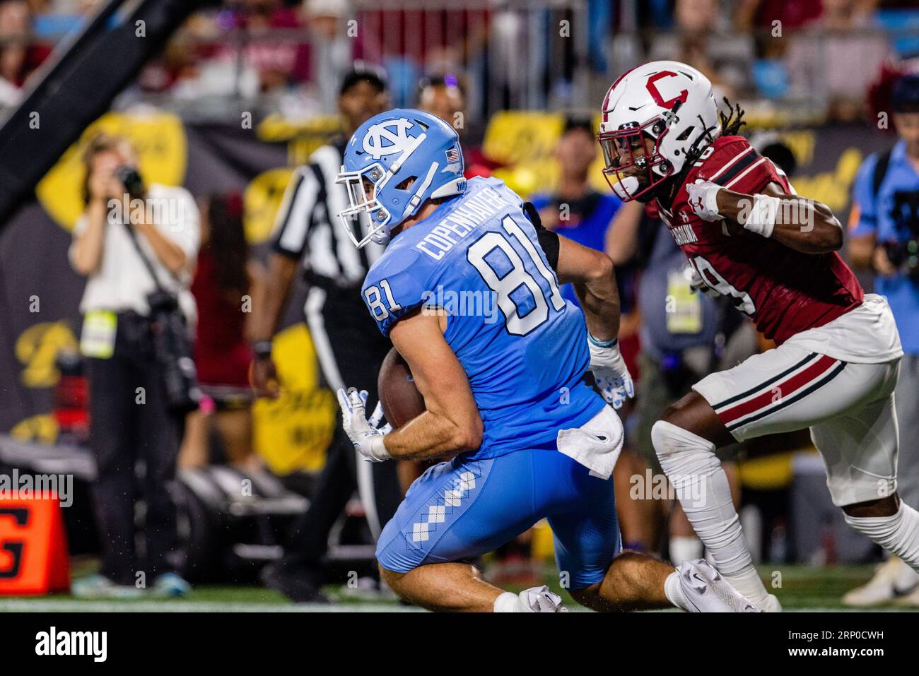 September 2, 2023: North Carolina Tar Heels tight end John Copenhaver ...