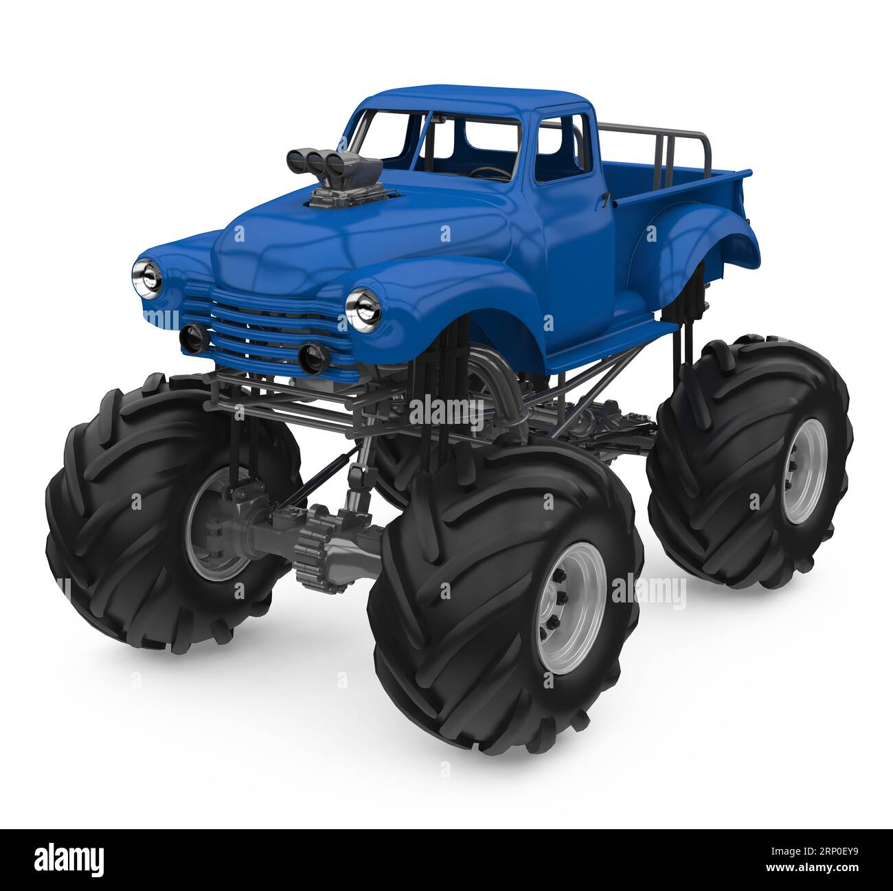 Monster Truck Isolated Stock Photo - Alamy