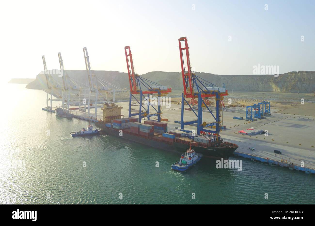 (180512) -- GWADAR, May 12, 2018 -- Aerial photo taken on March 28 ...