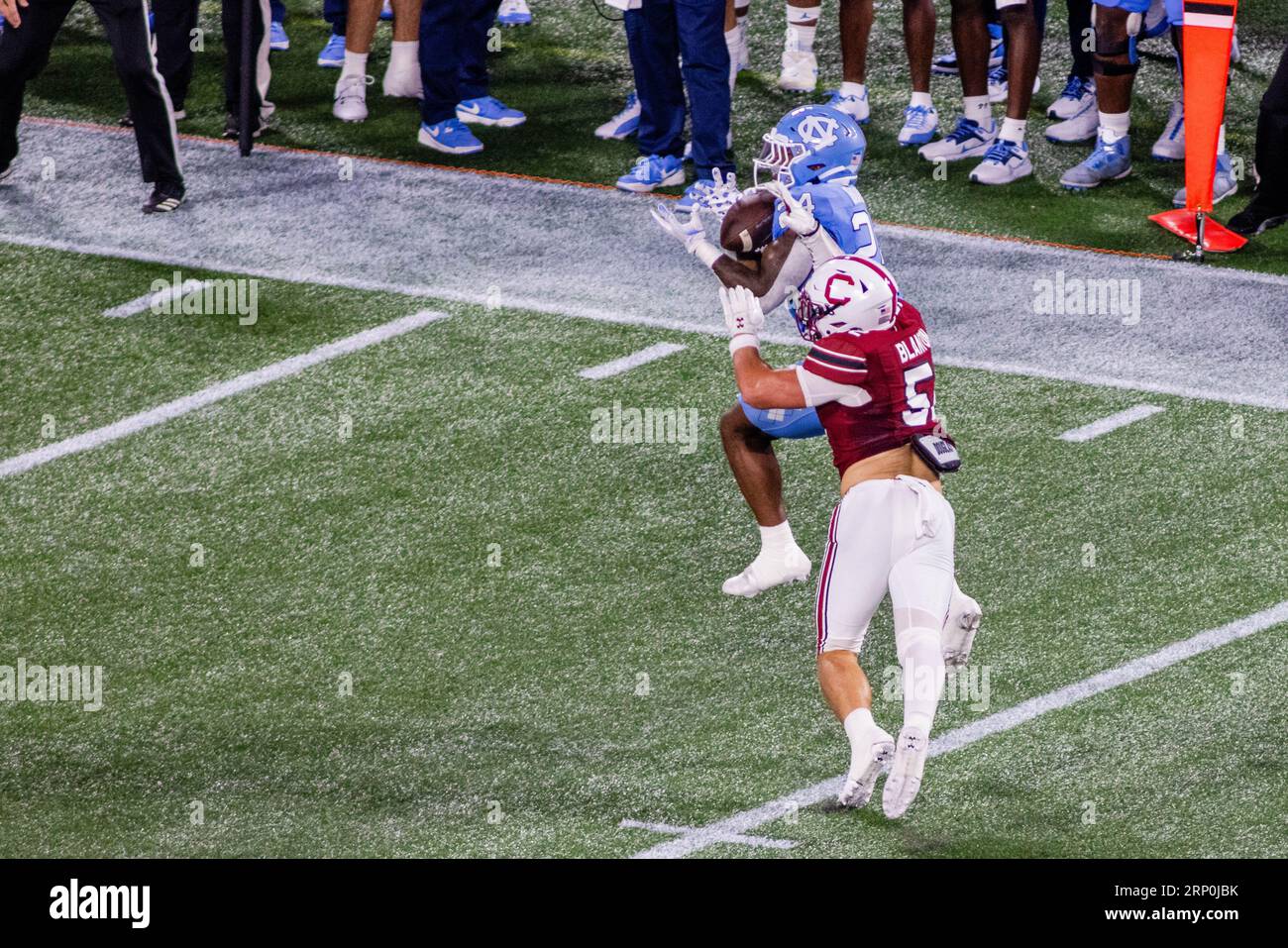 Charlotte, NC, USA. 2nd Sep, 2023. North Carolina Tar Heels running ...