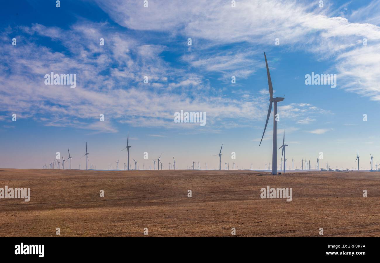 Modern countryside landscape wind power hi-res stock photography and ...