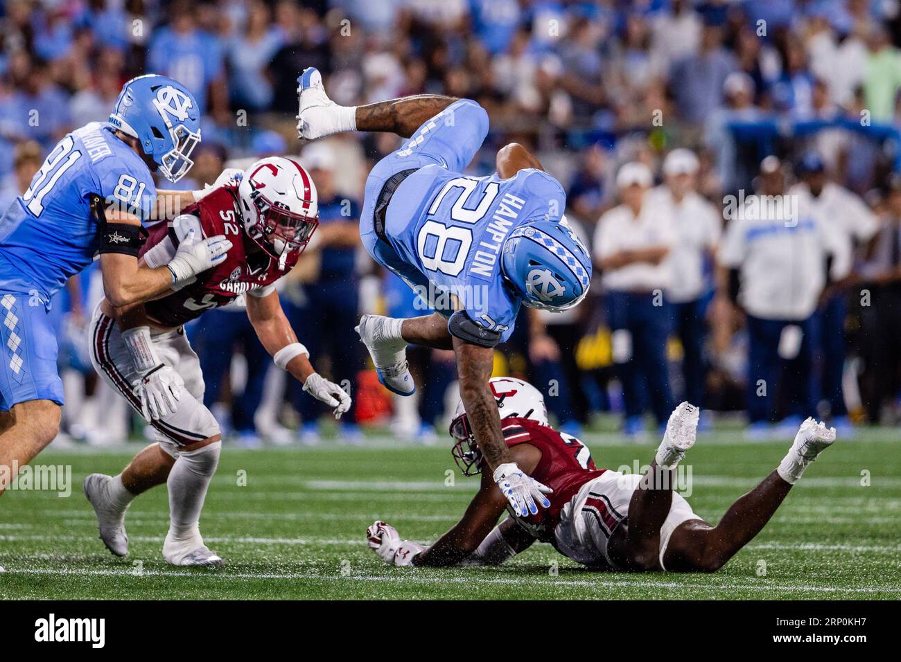 Charlotte, NC, USA. 2nd Sep, 2023. North Carolina Tar Heels running ...