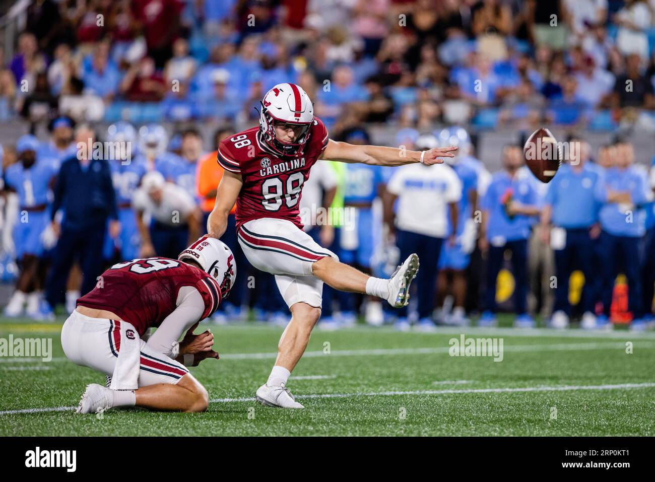 Charlotte, NC, USA. 2nd Sep, 2023. South Carolina Gamecocks place ...