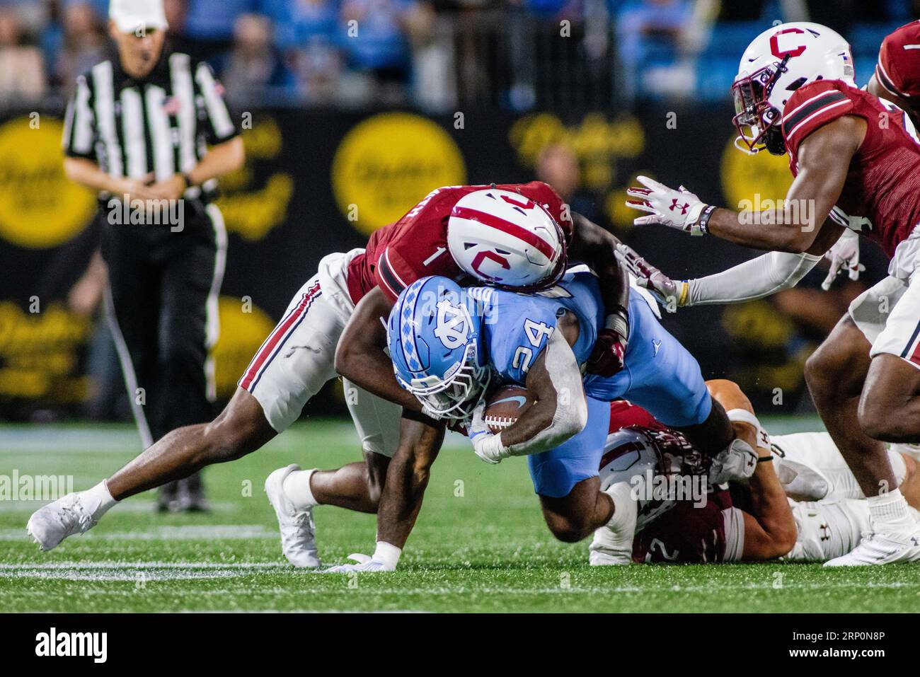 Charlotte, NC, USA. 2nd Sep, 2023. North Carolina Tar Heels running ...