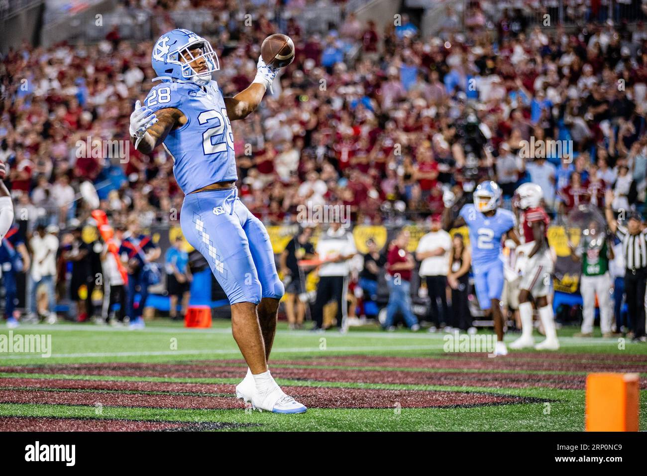 Charlotte, NC, USA. 2nd Sep, 2023. North Carolina Tar Heels running ...