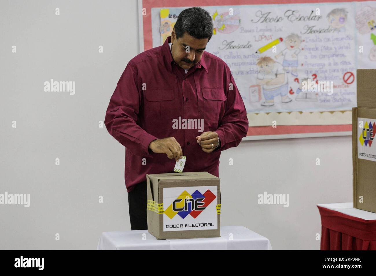 (180520) -- CARACAS, May 20, 2018 -- Venezuelan President Nicolas ...